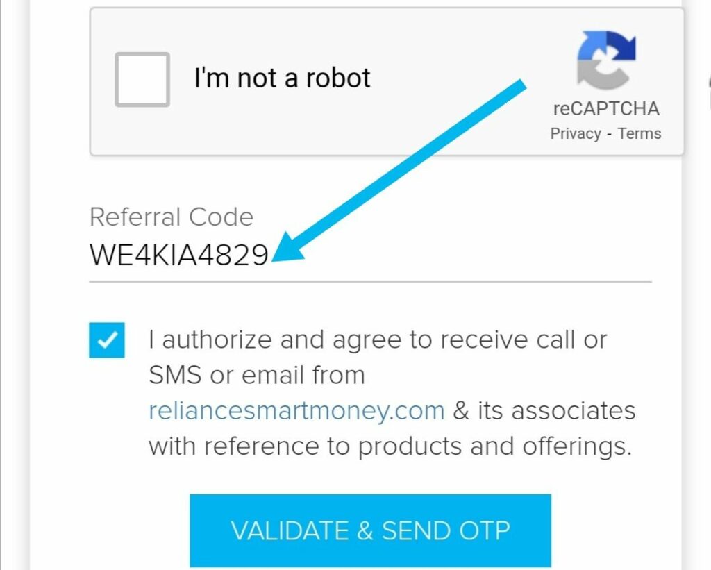 Reliance Smart Money Referral Code - WE4KIA4829. Earn 500