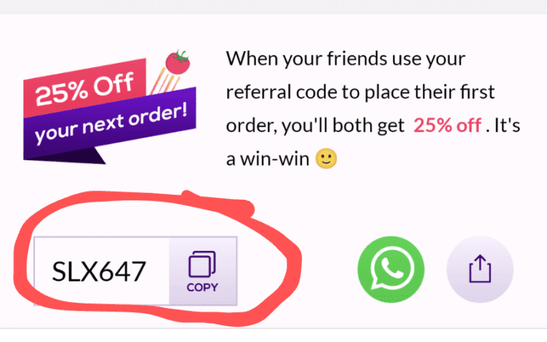Zepto App Referral Code "TZCMVV". Get 25% Off