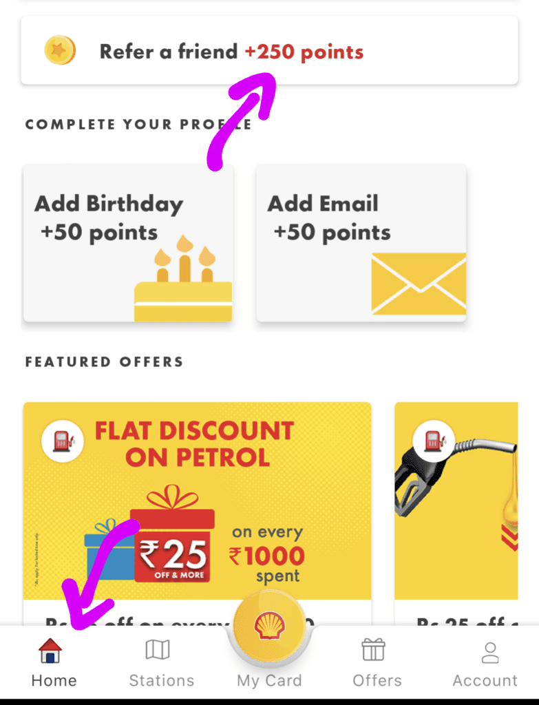 Shell Asia Referral Code Is 4wdsl3kl6.Get 100 + Refer & Earn