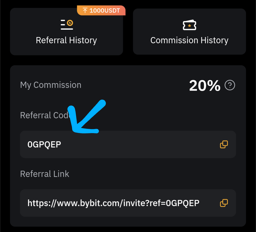 Bybit Referral Code Is 0GPQEP. Get Upto 1,025 Rewards Bybit Referral Code Is 0GPQEP. Get Upto 1,025 Rewards